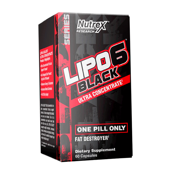 Lipo 6 Black 60 Cápsulas | Nutrex Research – Odín Uruguay